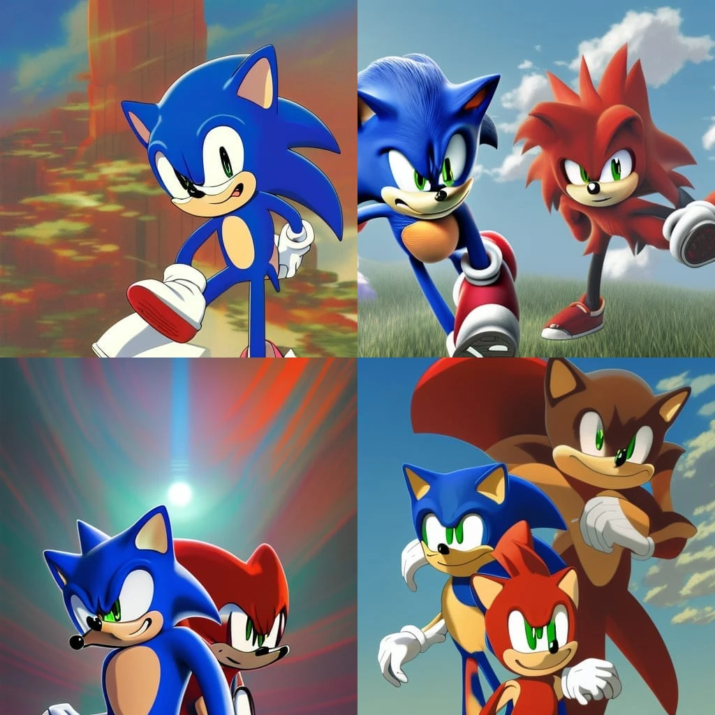 Team Sonic made by an AI | Fandom