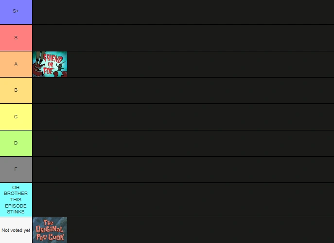 SpongeBob Season 5 Voting Game (#2) | Fandom