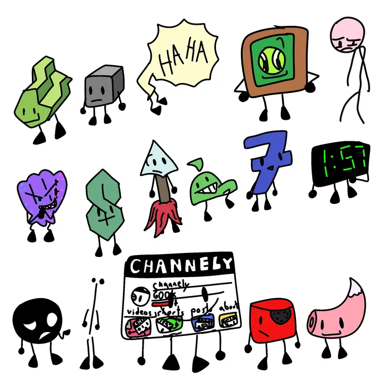 Major Redesign of Every Charcater from my First Object Show | Fandom