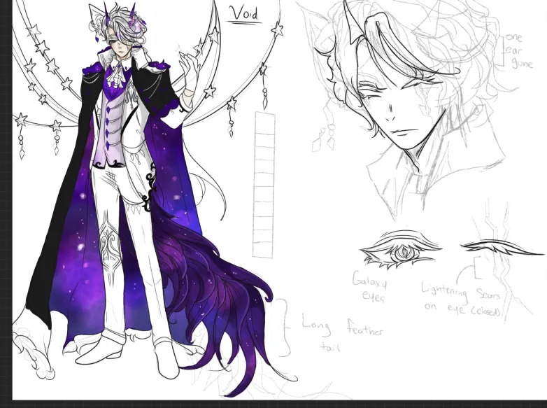 Wip of my wolf as human | Fandom