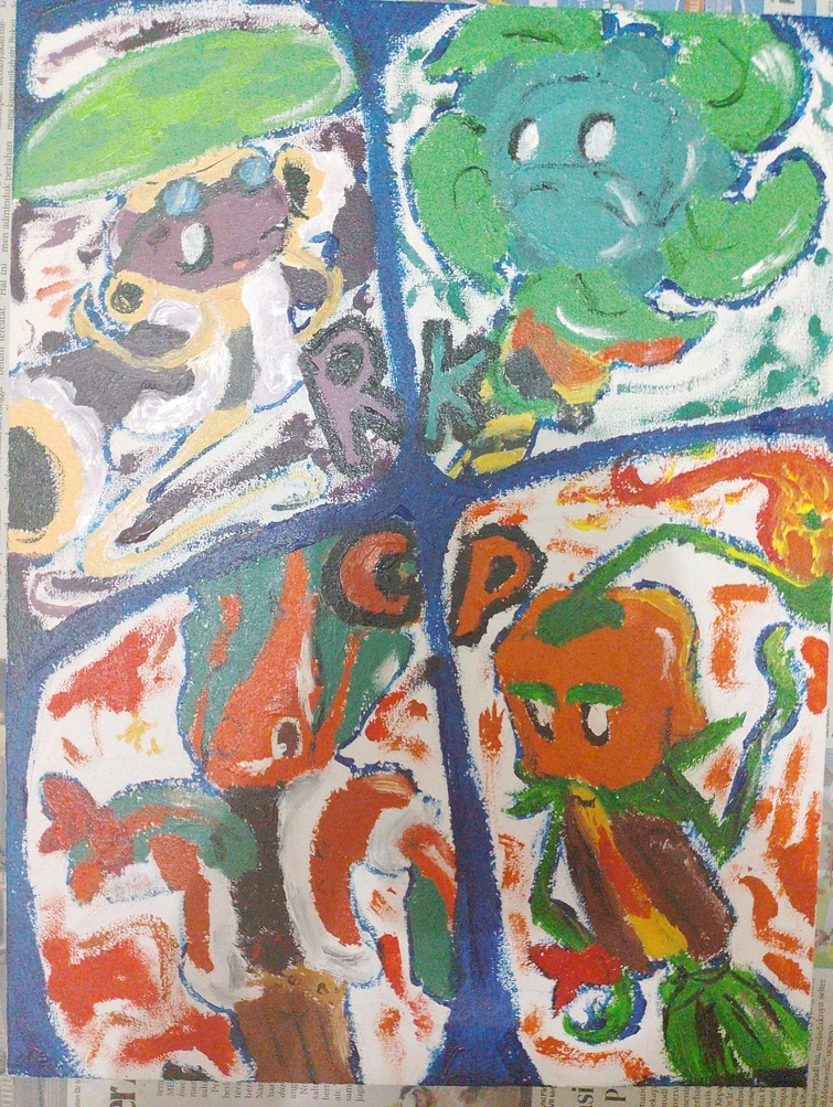 Acrylic painting test (with da goobers!!!) | Fandom