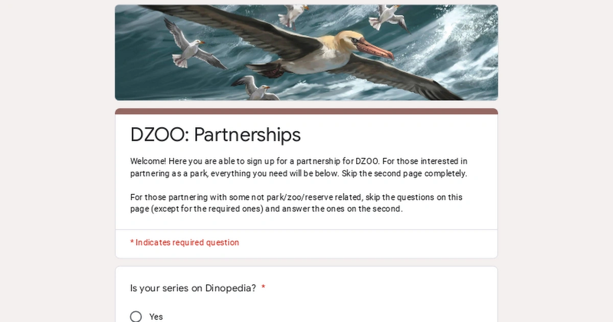 DZOO; Partnership Signup | Fandom