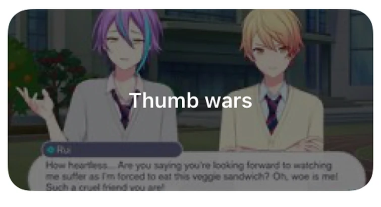 Thumb wars | Fandom