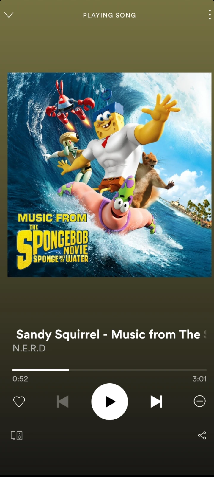 What is your opinion on the Sandy Squirrel song from the Sponge Out Of Water movie? 🎵 | Fandom