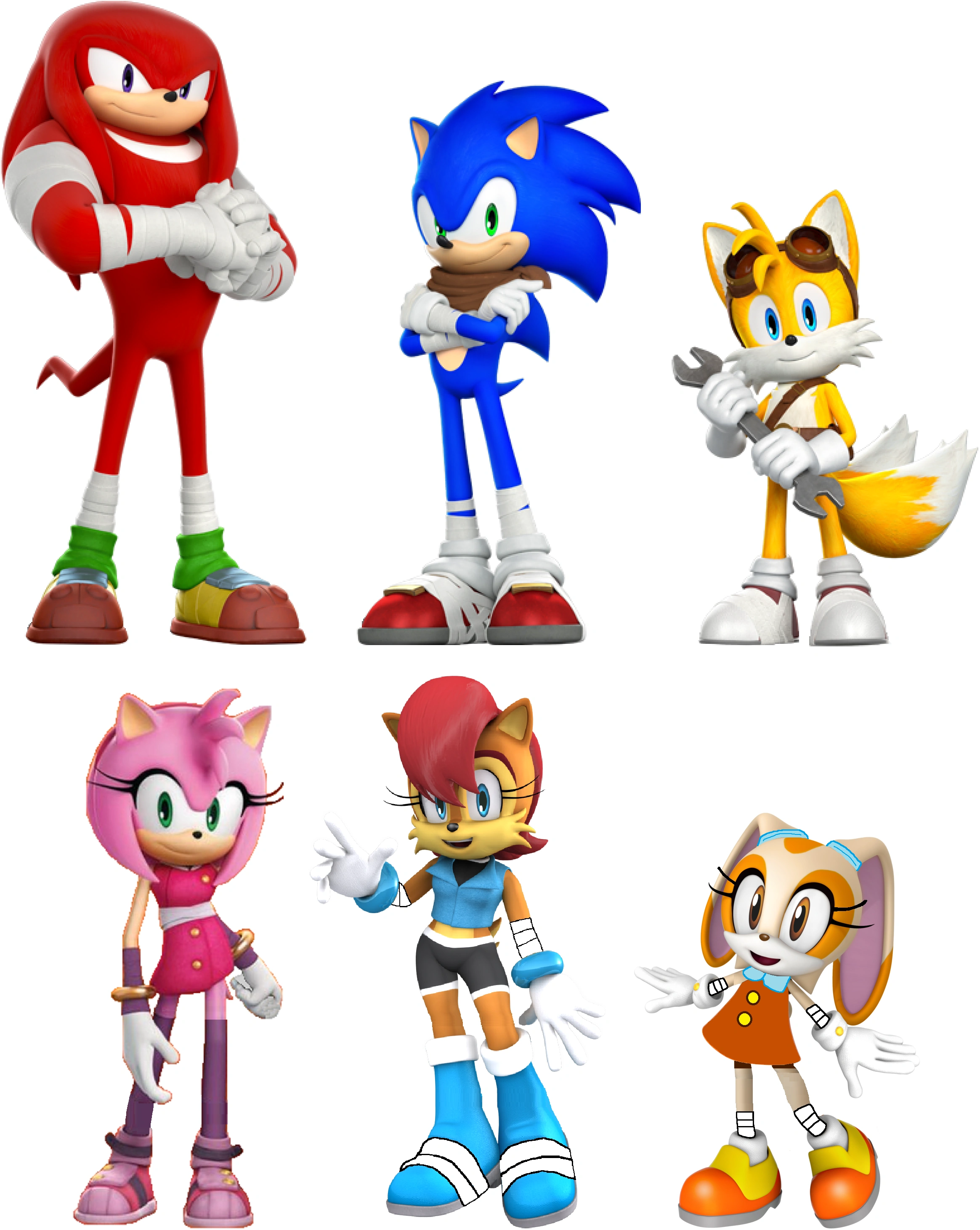 Sonic Boom Character Models