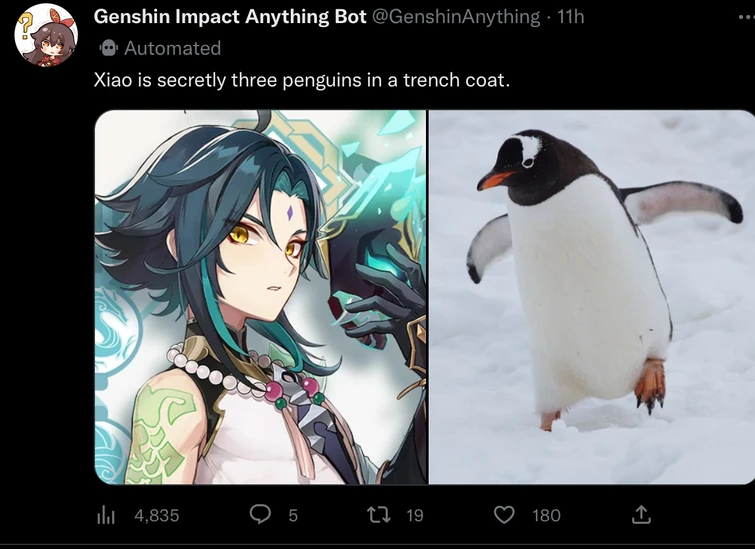 Xiao is penguins | Fandom