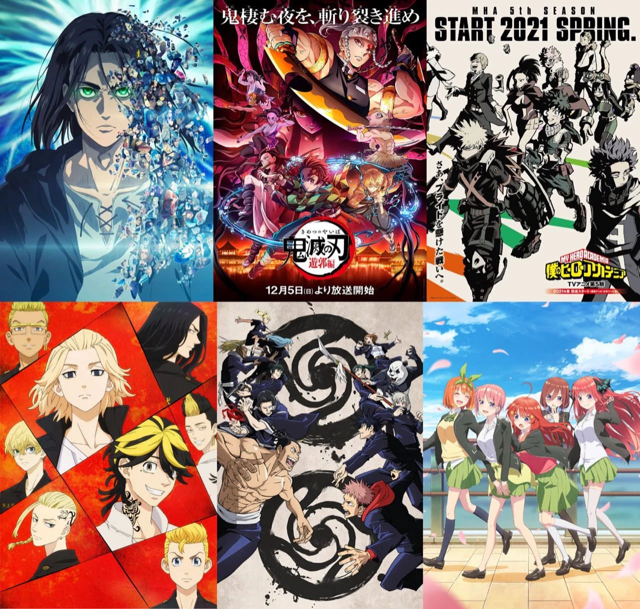 [End of Year Planning] 2021 What was the most exciting anime for you ...