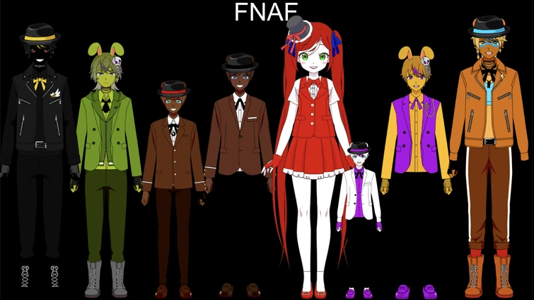 All animatronics w/ anime character creator w/ actual animatronics ...