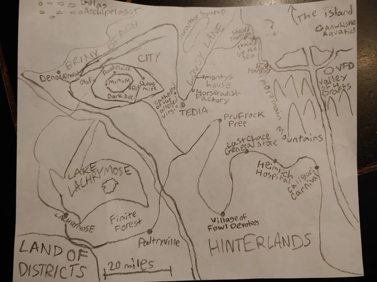 land of districts map | Fandom