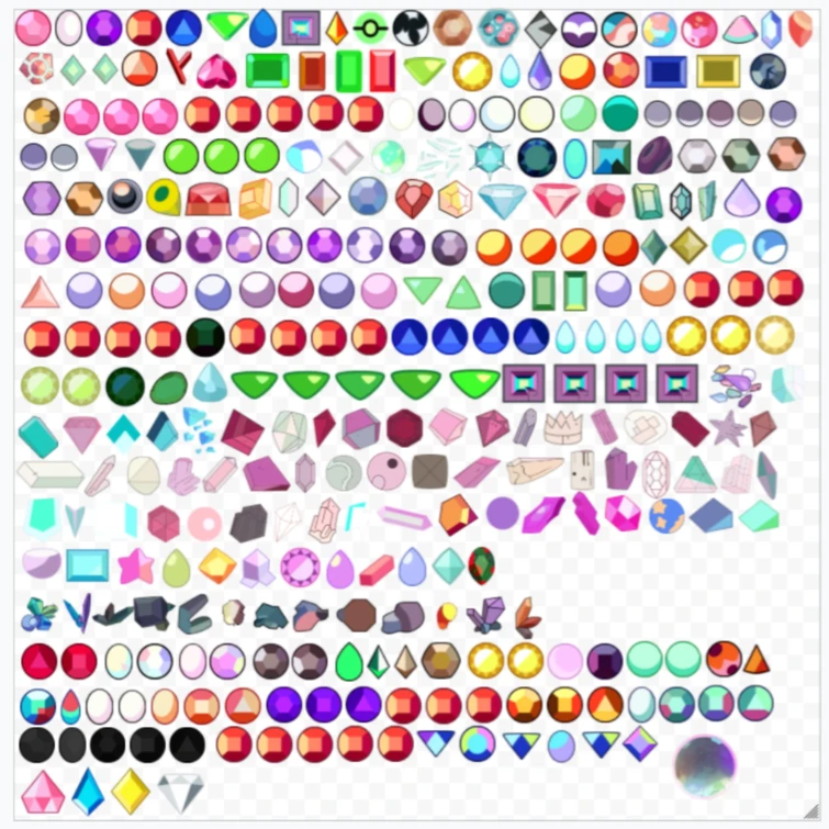 I made this, All steven universe gemstones(sorry for the quality) | Fandom
