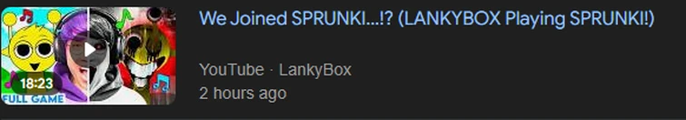 LANKYBOX GOT SPRUNKI | Fandom