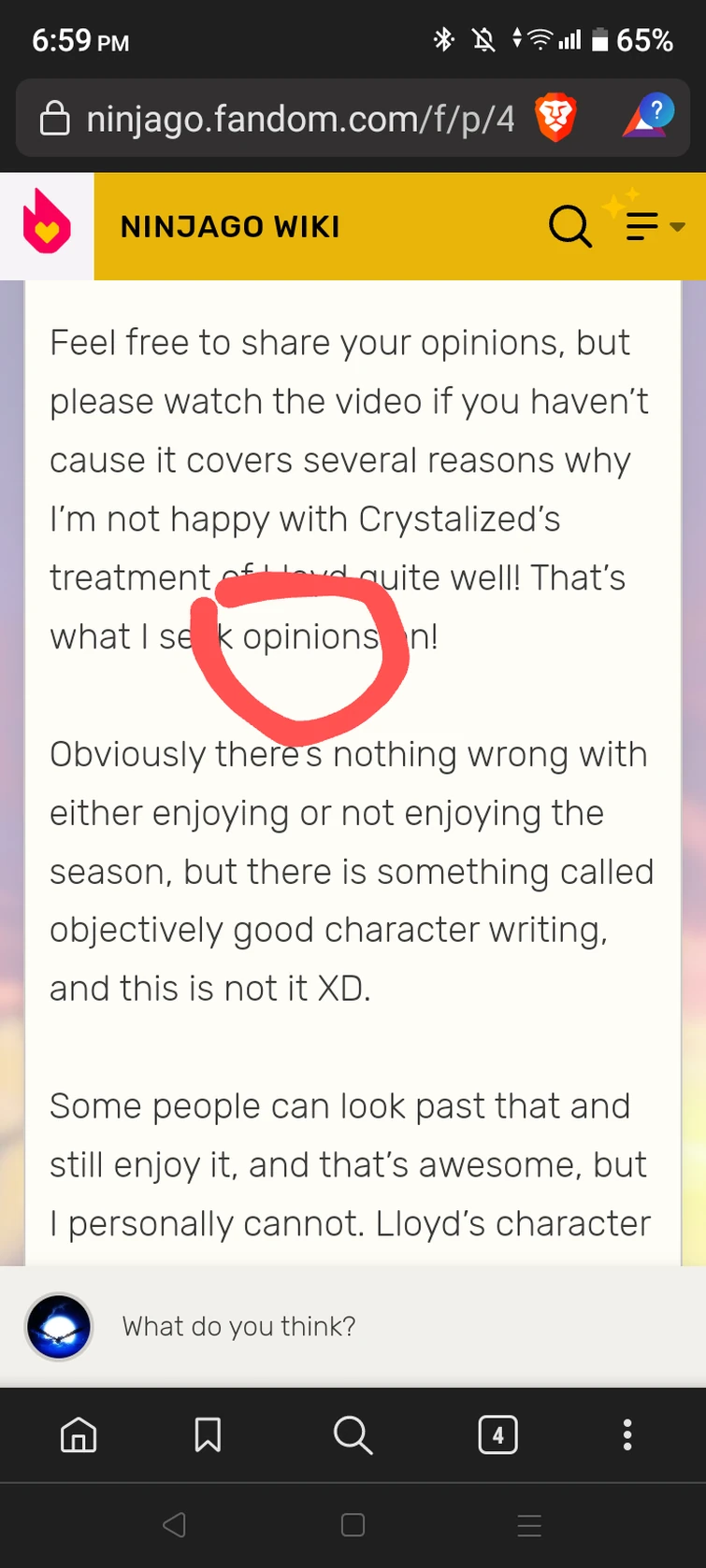 Regarding Lloyd’s Character | Fandom