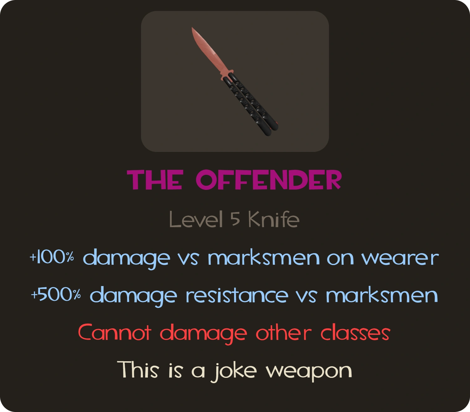 made a weapon concept for buhers, hope he enjoys