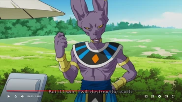OG BoG film Beerus VS Z anime Buuhan | Fandom