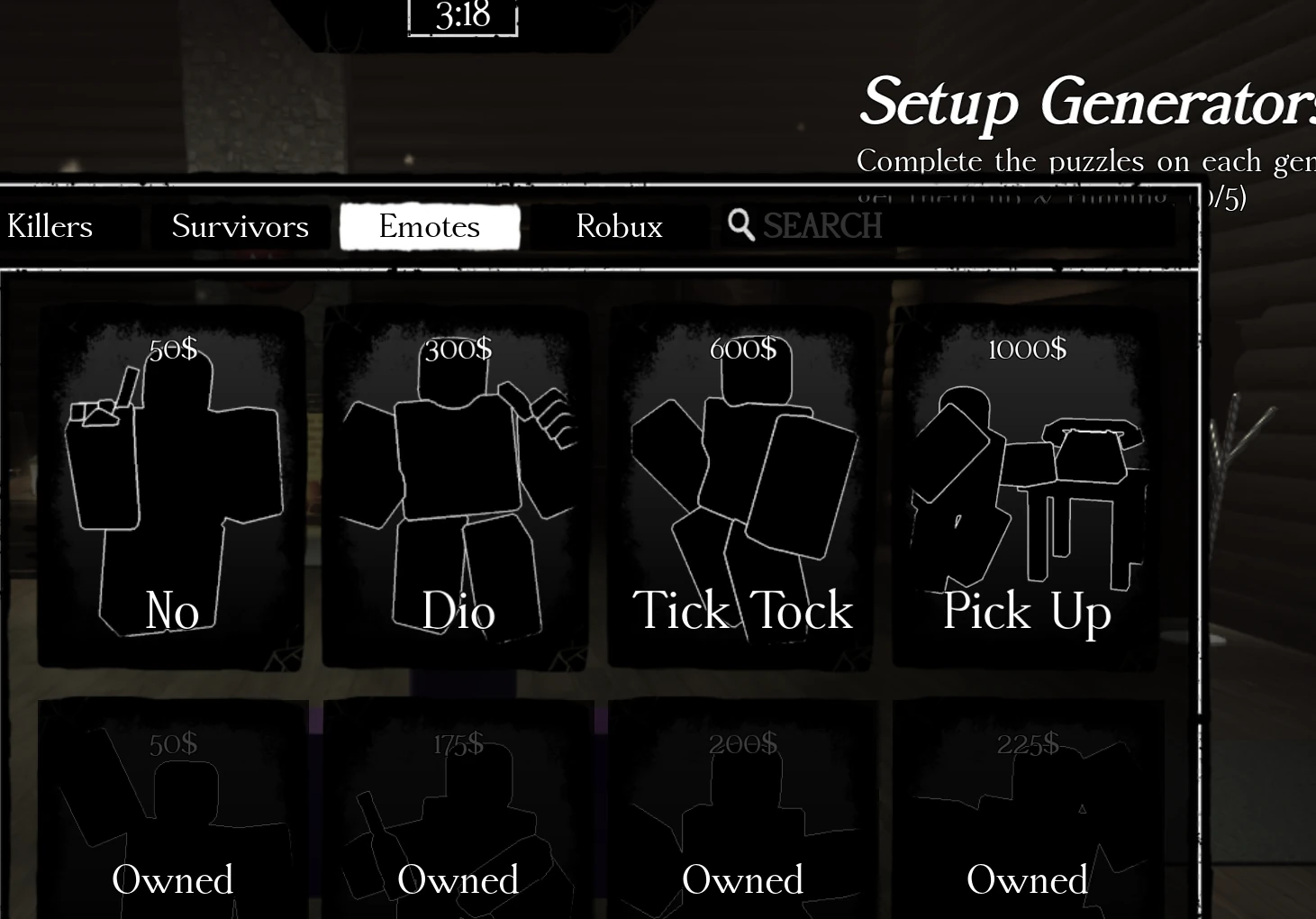 DID NOT add the emotes back!1!1!1!1!(No, Dio, Tick Tock, Pick Up) | Fandom