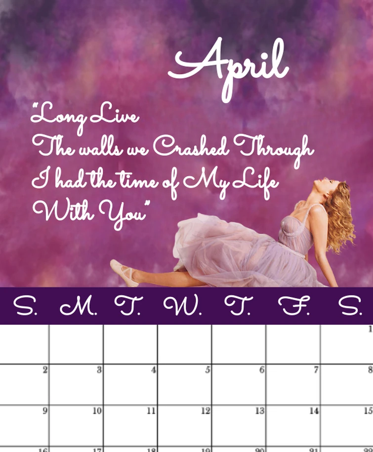 Making a Taylor Swift themed Calendar :P | Fandom