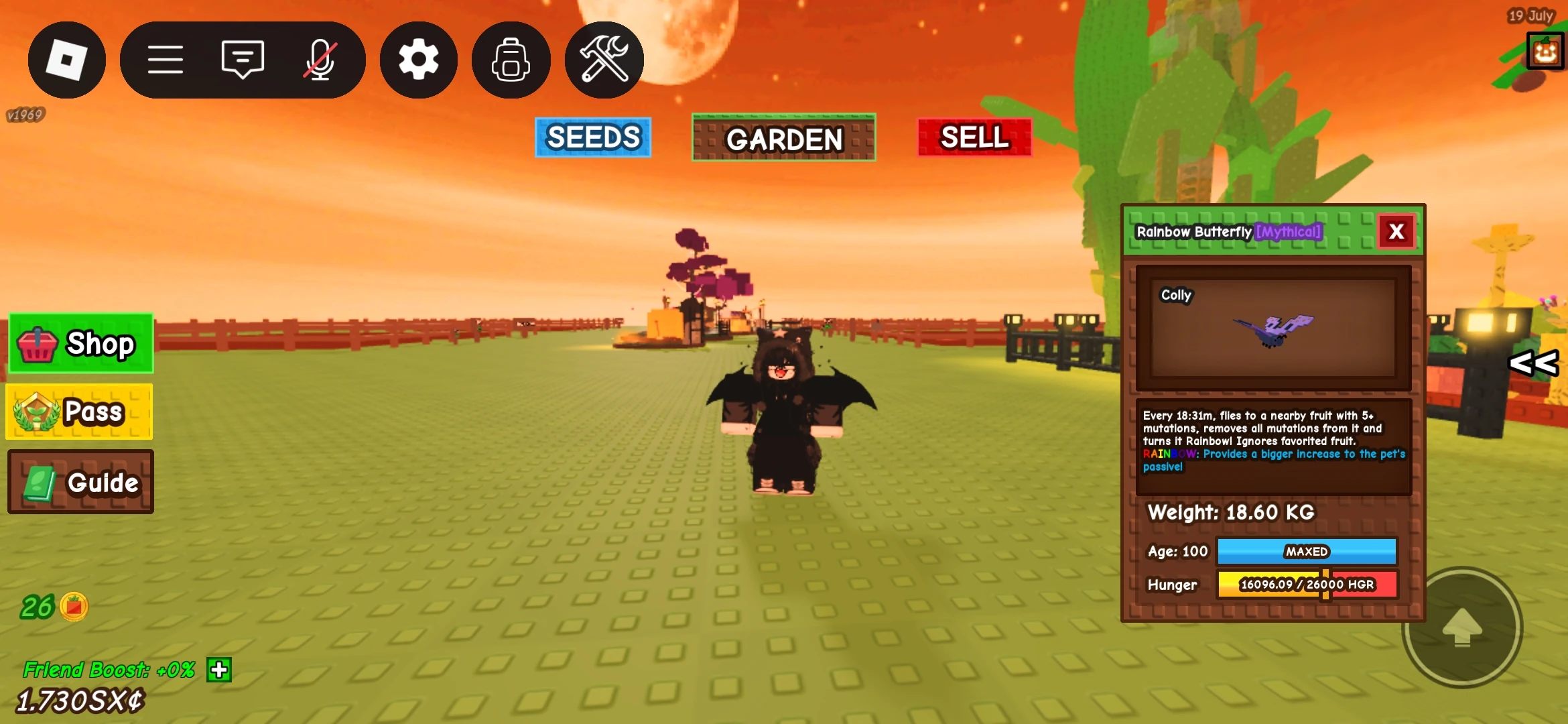 Trading Rainbow Butterfly lvl 100 18kg for butterfly + good add | Fandom