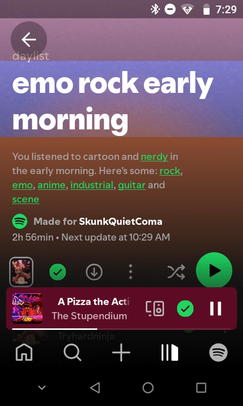 My Spotify daylist says I'm emo... | Fandom