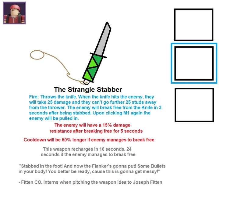 Weapon Concept: The Strangle Stabber | Fandom