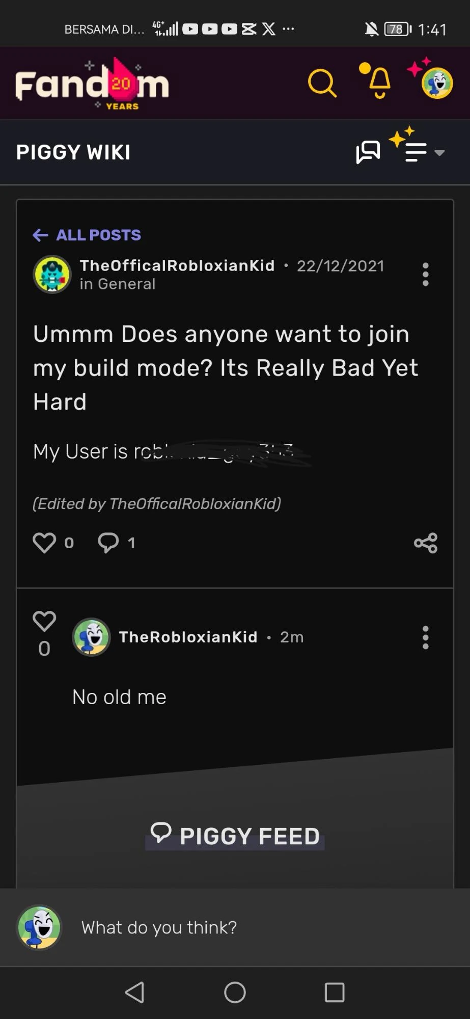 *casually talks to old account* | Fandom