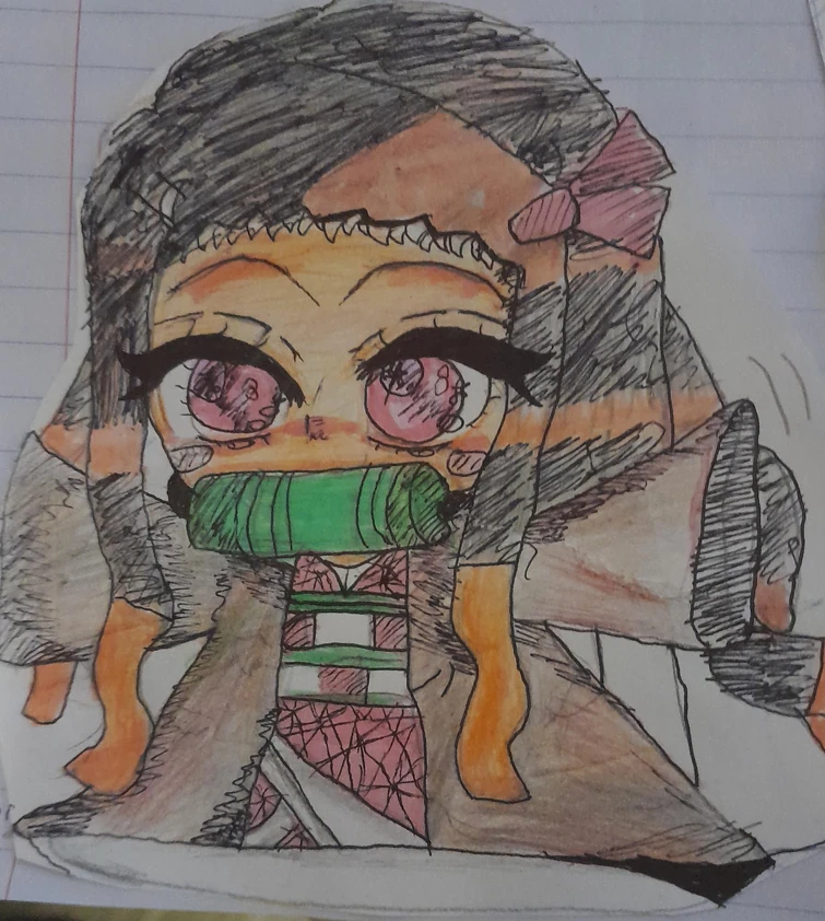 I colored nezuko | Fandom