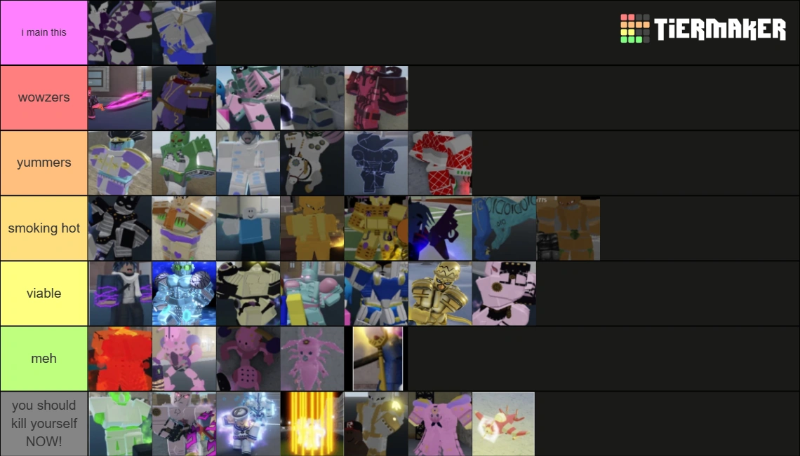 my mid tierlist | Fandom