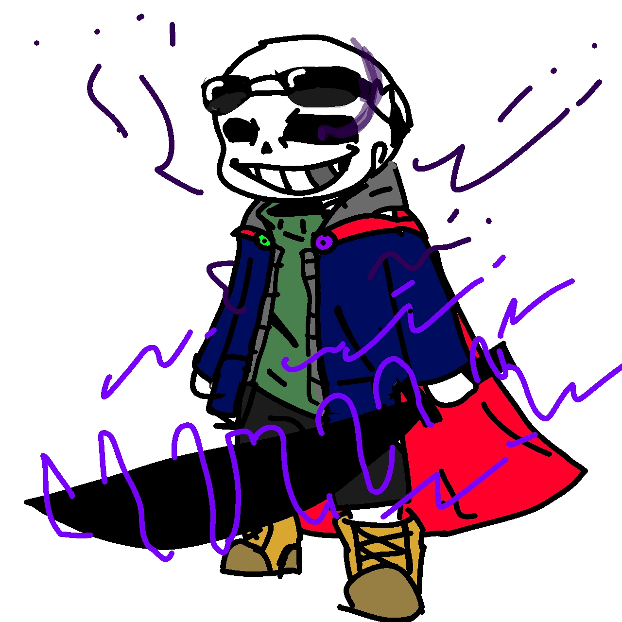 I drawed colector sans from colector tale | Fandom