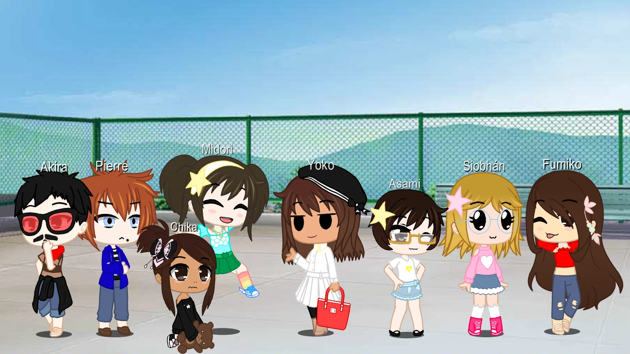 Some CPU Miis that i made in Gacha (Don't question why i made Chika so ...