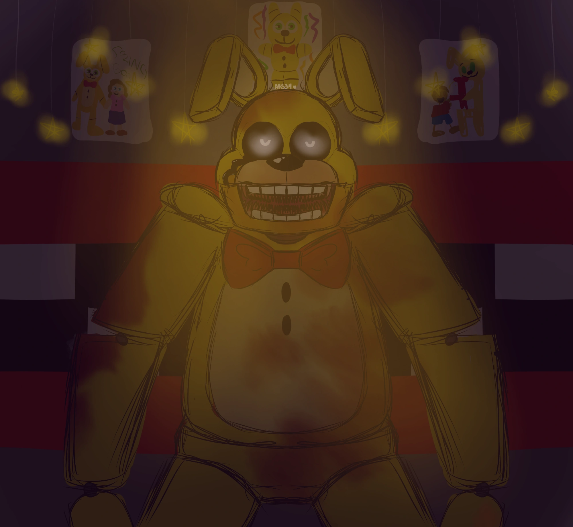 Springbonnie from the Fazbear Fright Books | Fandom