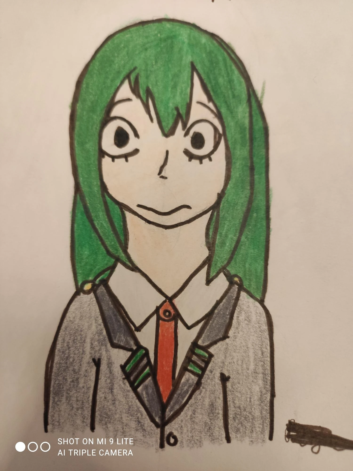 My drawing of Asui Tsu'yu | Fandom