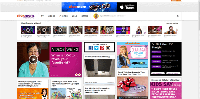 NickMom.com/Site information | Real Websites Wiki | Fandom