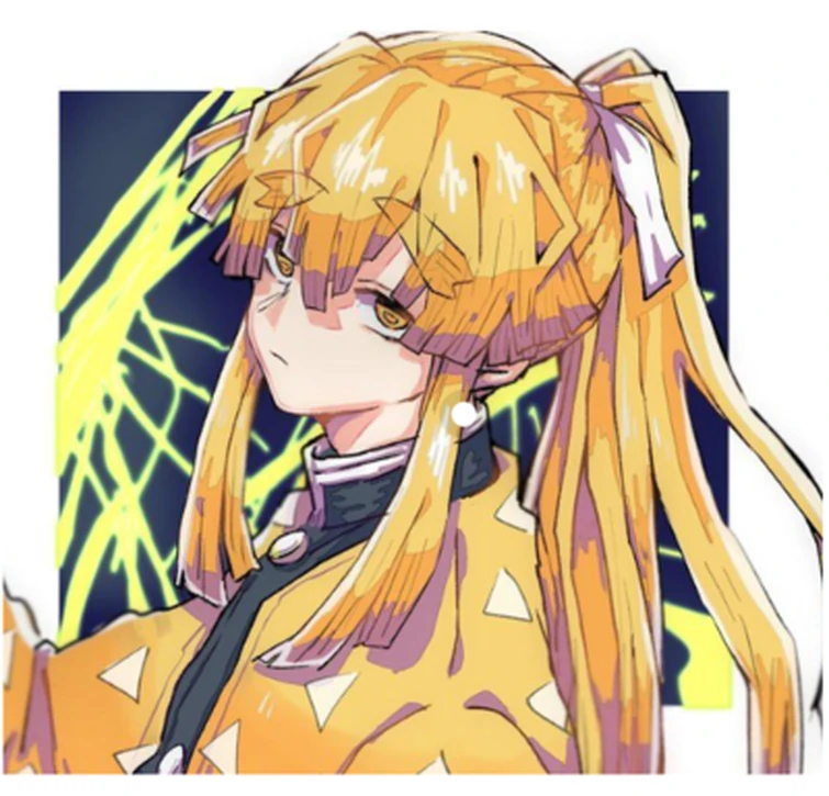 Idk bro Zenitsu with long hair hits different | Fandom