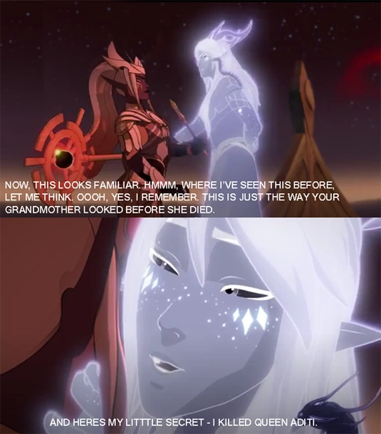What did Aaravos whisper to the Sunfire queen SOLVED | Fandom