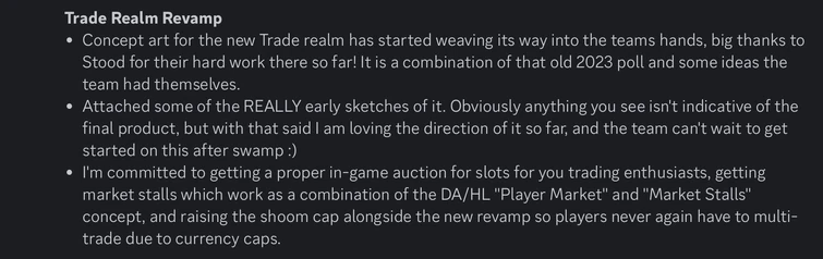 early sketches of the trade realm revamp | Fandom