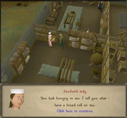 Sandwich lady | Old School RuneScape Wiki | Fandom