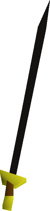 Black longsword | Old School RuneScape Wiki | Fandom