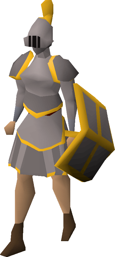 Steel gold-trimmed set (sk) | Old School RuneScape Wiki | Fandom