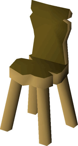 Crude wooden chair | Old School RuneScape Wiki | Fandom