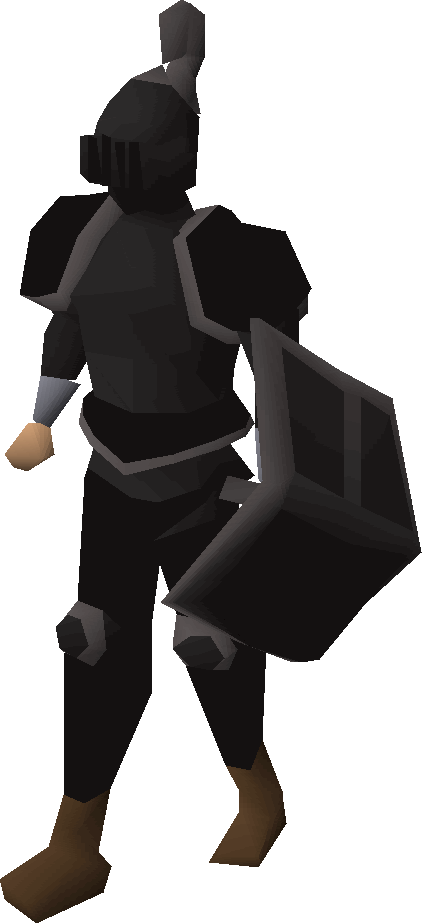 Black trimmed armour | Old School RuneScape Wiki | Fandom
