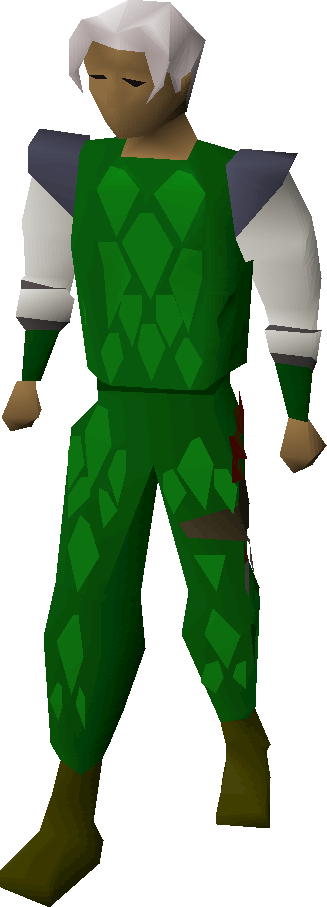 Green dragonhide armour | Old School RuneScape Wiki | Fandom