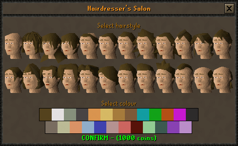 Hairstyles | Old School RuneScape Wiki | Fandom