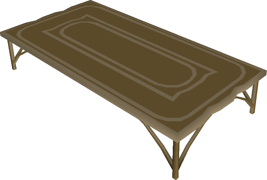Carved teak table | Old School RuneScape Wiki | Fandom