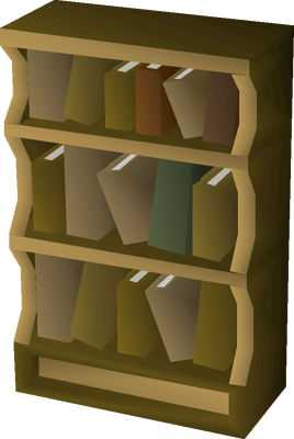 Wooden bookcase | Old School RuneScape Wiki | Fandom