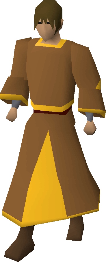 Gold-trimmed monk's robes | Old School RuneScape Wiki | Fandom