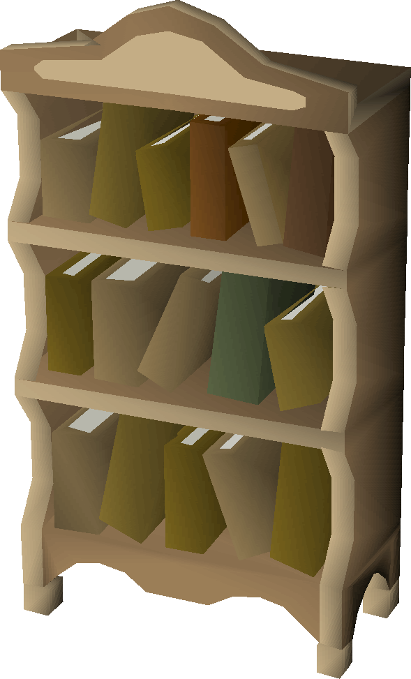 Oak bookcase | Old School RuneScape Wiki | Fandom