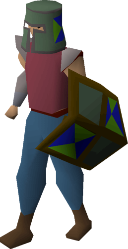Adamant shield (h4) | Old School RuneScape Wiki | Fandom