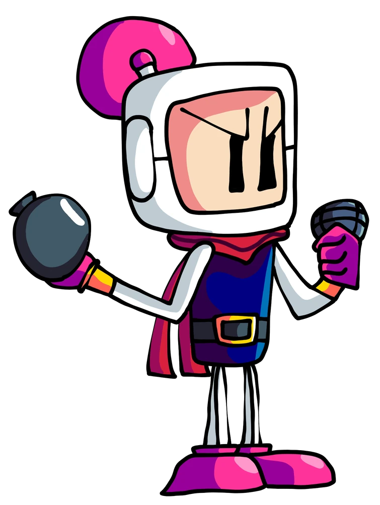 I made a concept art as Bomberman would be in FNF | Fandom