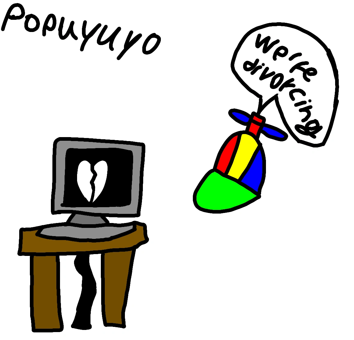 What happened to mr. Fun computer's hat in horror mode | Fandom