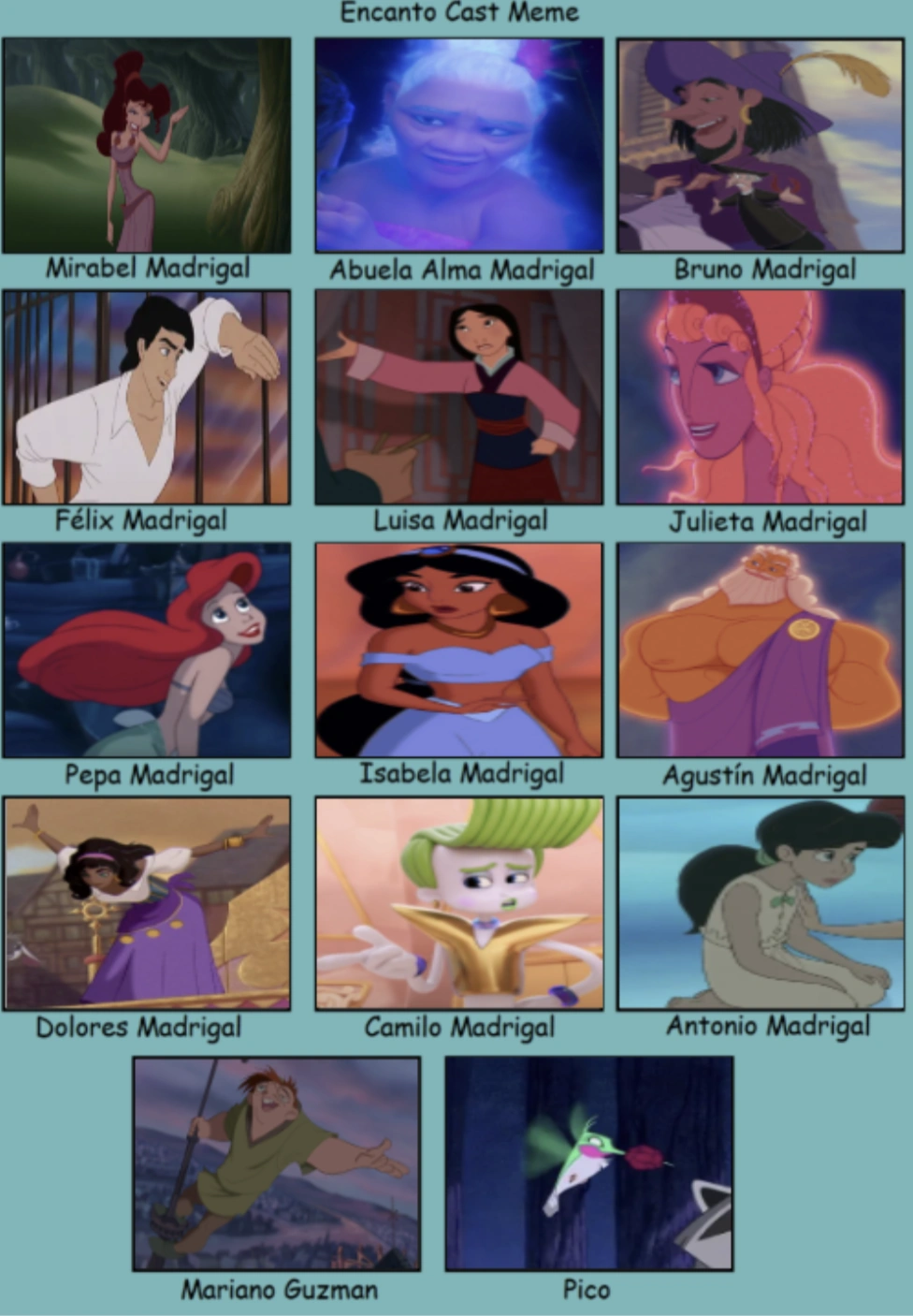 Here are a few of my SPOOF cast memes instead of genderbent this time ...