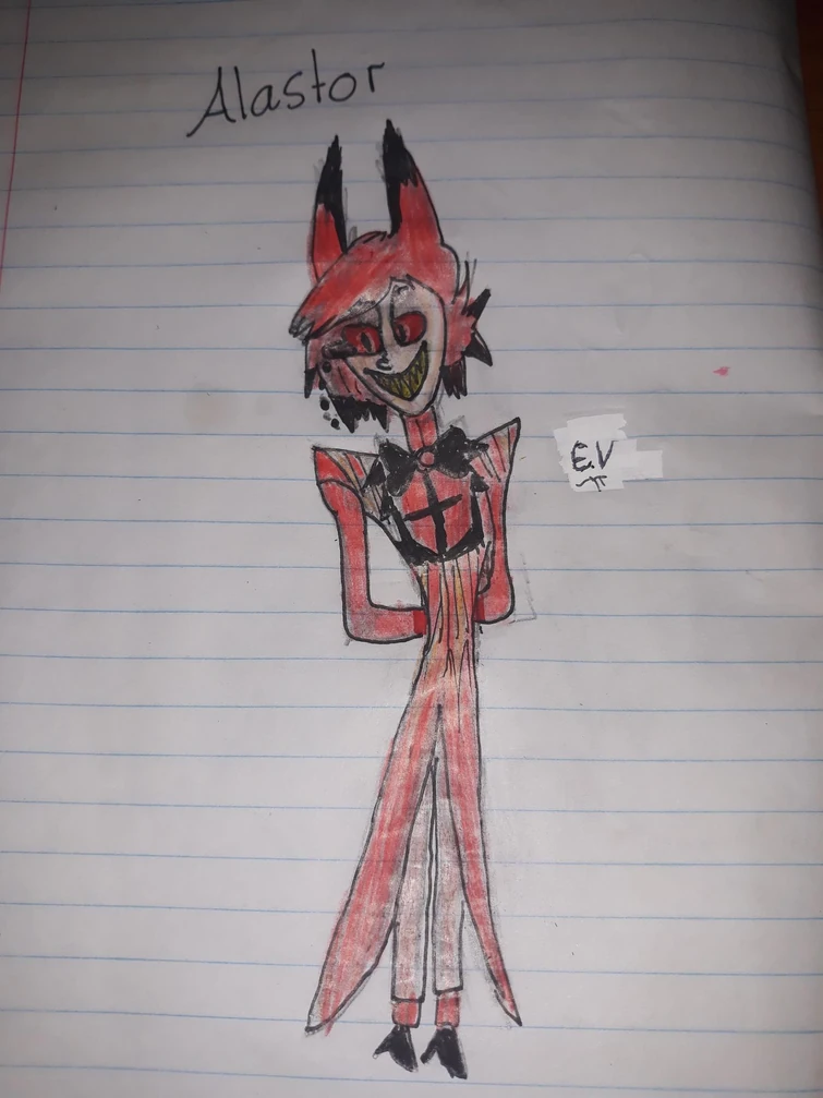 Alastor (first time drawing him) | Fandom